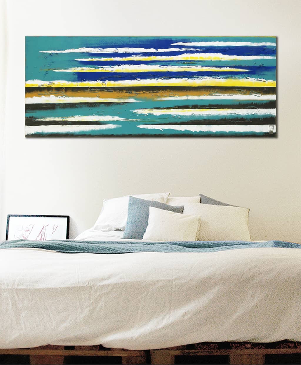 Blue Horizon Landscape - Ronald Hunter