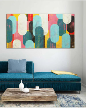 Ronald Hunter Artist | Abstract painter creating colorful painting