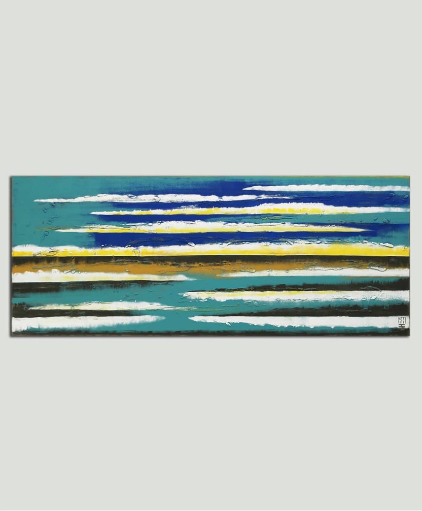 Blue Horizon Landscape - Ronald Hunter