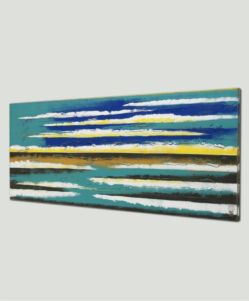 Blue Horizon Landscape - Ronald Hunter