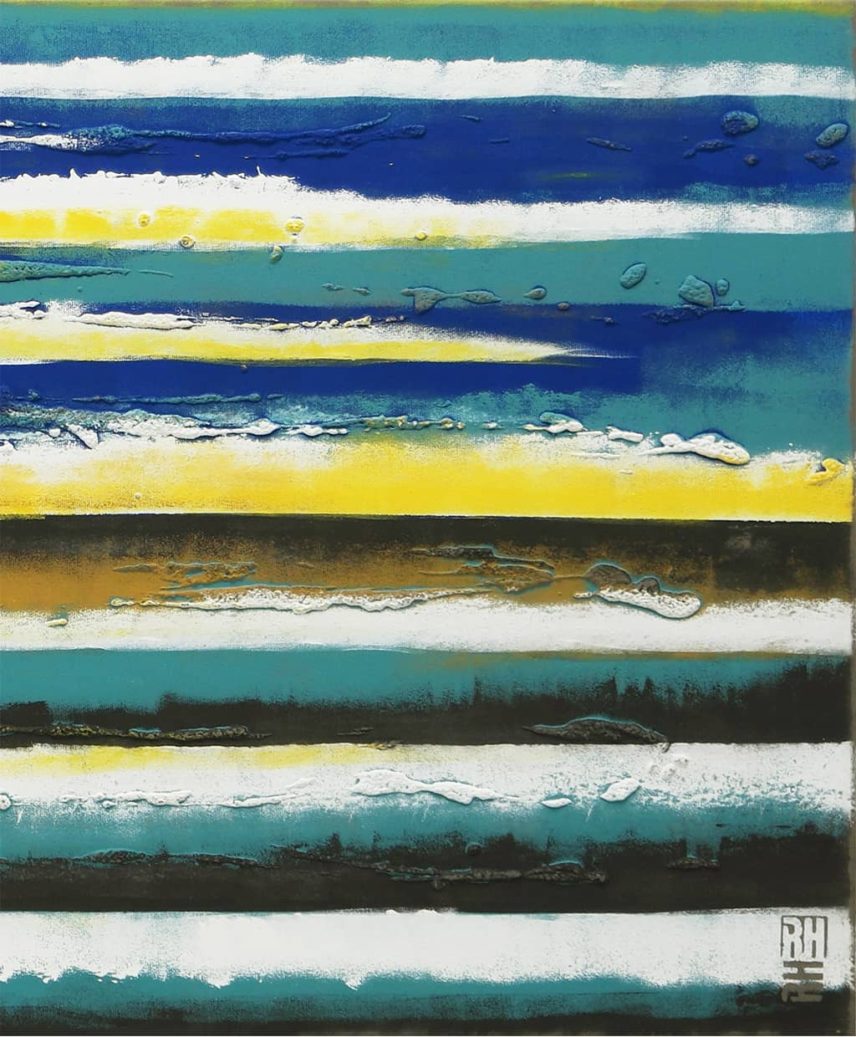 Blue Horizon Landscape - Ronald Hunter