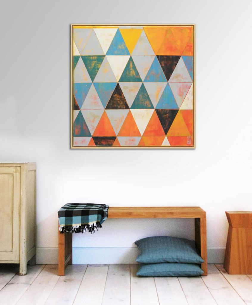 Traffic Triangle Yellow - Ronald Hunter