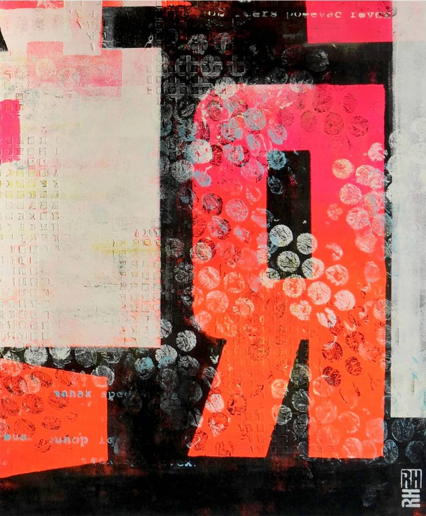 Typo Pop Neon Orange - Ronald Hunter