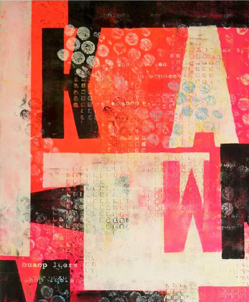 Typo Pop Neon Orange - Ronald Hunter