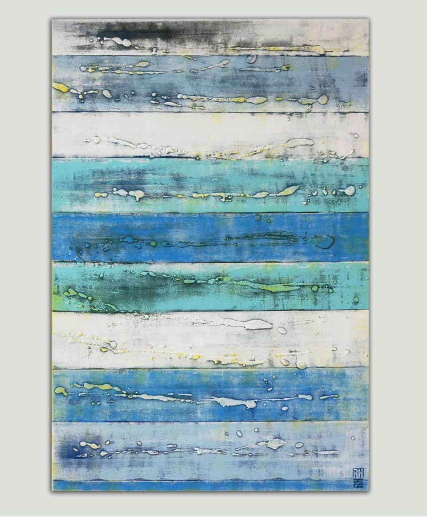 Vertical Panels Light Blue - Ronald Hunter