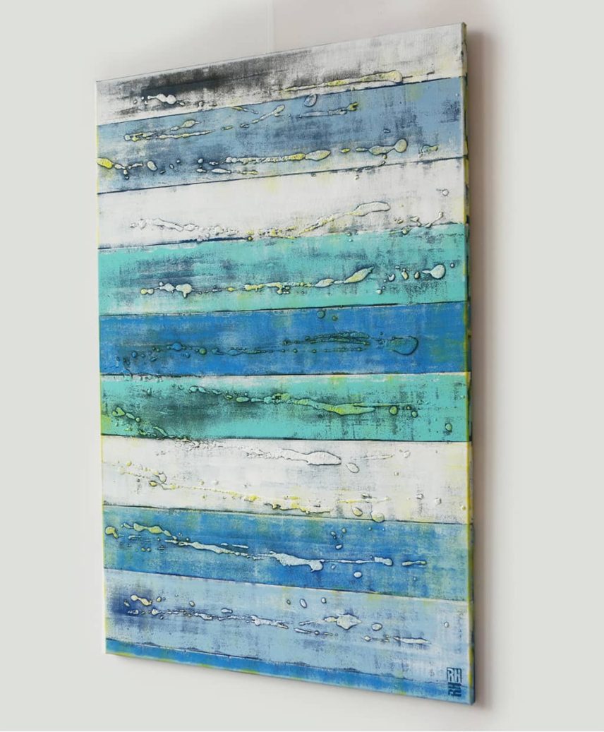 Vertical Panels Light Blue - Ronald Hunter