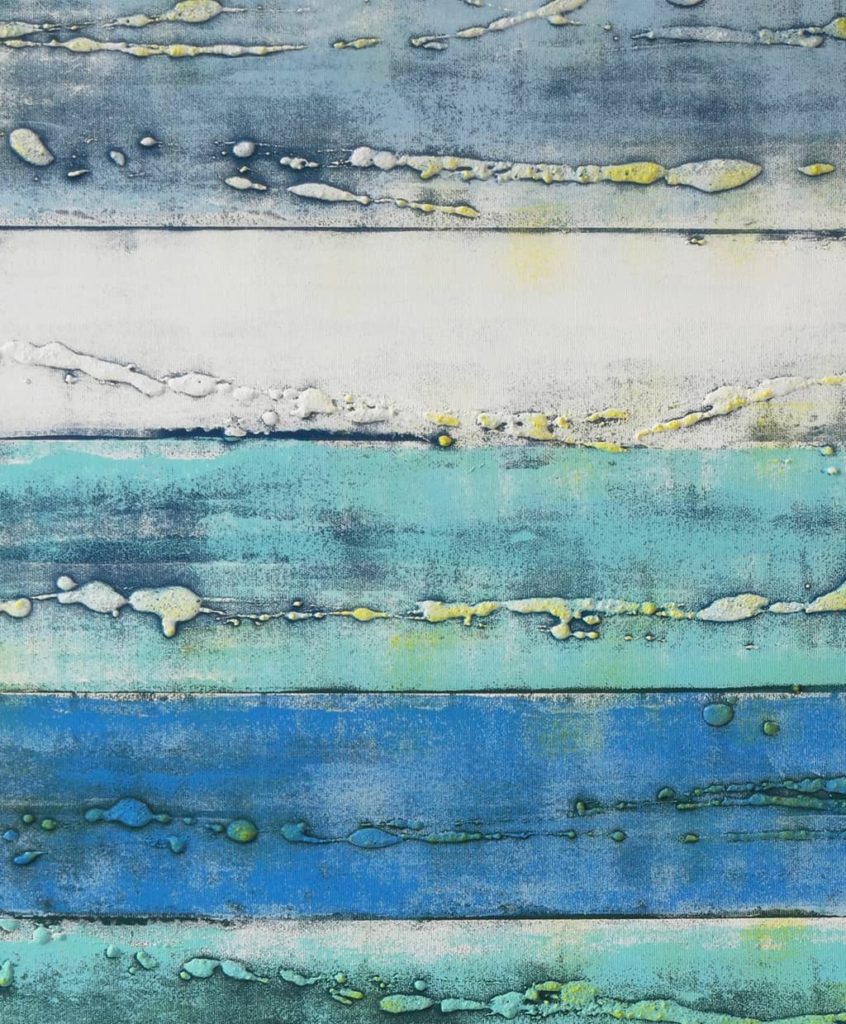 Vertical Panels Light Blue - Ronald Hunter