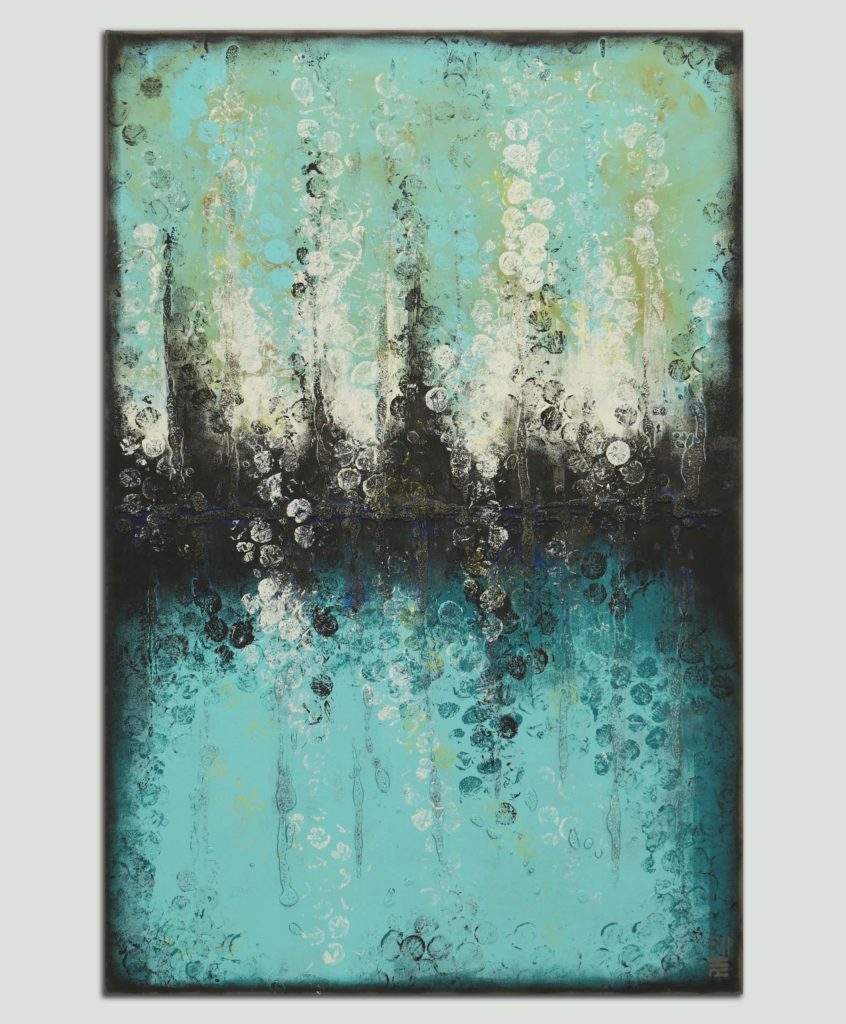 New paintings: All new abstract paintings created by Ronald Hunter