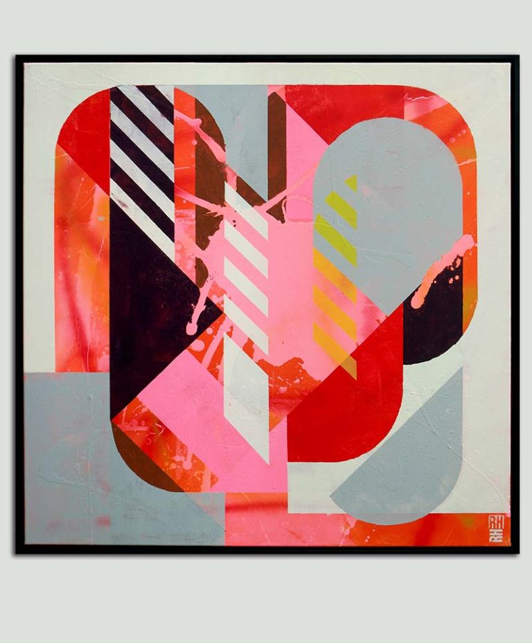 New paintings: All new abstract paintings created by Ronald Hunter